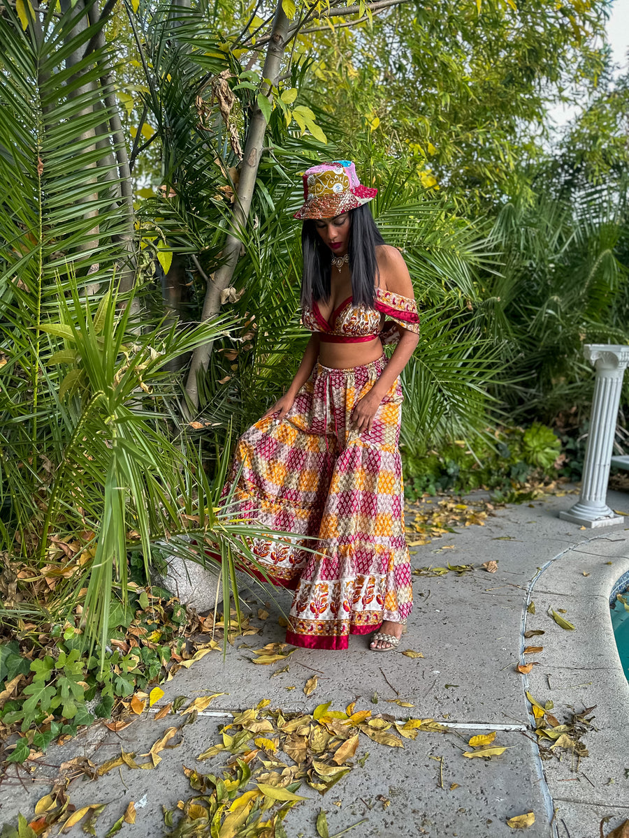 Royal Sunrise Sharara Pants Set – Namaslay Collective